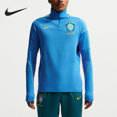 Nike/耐克正品 Dri-FIT男士足球训练复古长袖T恤IB4988-435