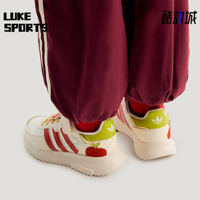 Adidas/阿迪达斯正品三叶草小童日常魔术贴时尚耐磨休闲鞋KI9887