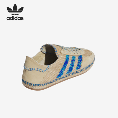 Adidas/阿迪达斯正品三叶草男士亚麻耐磨时尚低帮板鞋IH3641