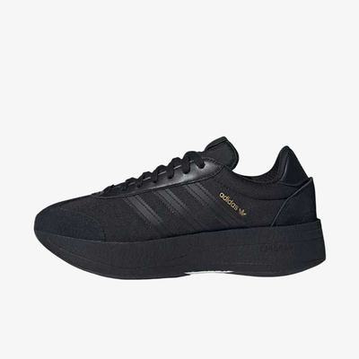 Adidas/阿迪达斯正品三叶草CITYRNR新款女经典黑色鞋跑步鞋JS3624