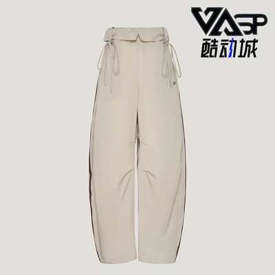 Adidas/阿迪达斯正品三叶草女士宽松运动系带休闲长裤LD6429