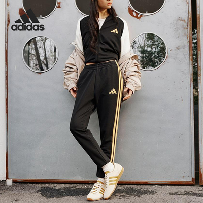 Adidas/阿迪达斯正品TRACKSUIT男女运动宽松立领套装JZ0106