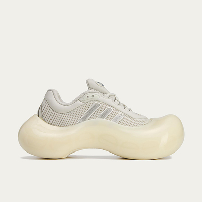 Adidas/阿迪达斯正品三叶草新款女米白乳白色经典TPU运动鞋JI1495