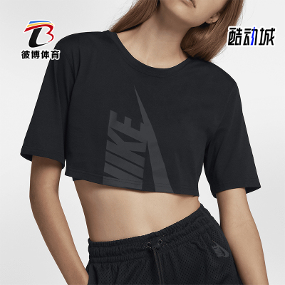 耐克女士短款宽松短袖T恤