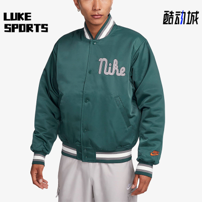 Nike/耐克正品新款男士复古刺绣保暖经典休闲运动棉服FQ7970-328