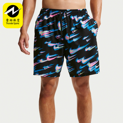 Nike/耐克正品Swim Breaker男士时尚沙滩含衬裤短裤IU2358-921