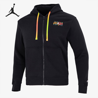 Nike/耐克正品JORDAN连帽男子运动透气针织外套DQ7565-010