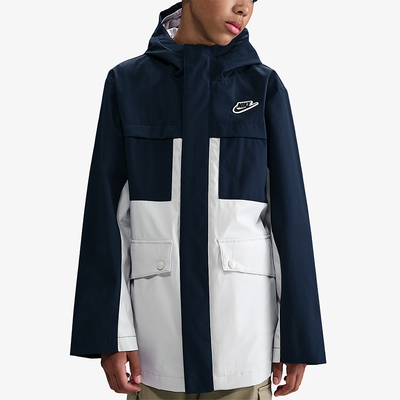 Nike/耐克正品2025大童防风梭织拒水三合一保暖羽绒服IQ9989-410