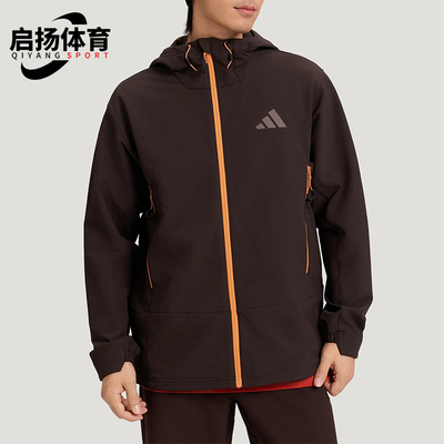 Adidas/阿迪达斯正品2025冬季款男士日常连帽保暖印花外套KQ5549