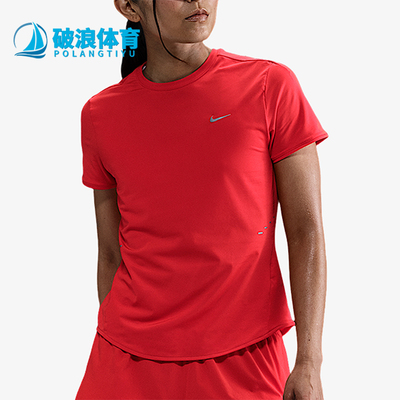 Nike/耐克正品Dri-FIT女士训练跑步运动圆领透气短袖HM9699-696