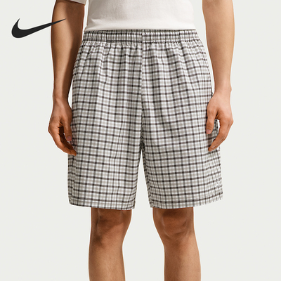 Nike/耐克正品Sportswear男士格纹梭织运动短裤IR7583-009