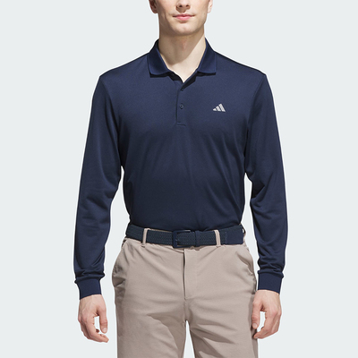 Adidas/阿迪达斯正品男士时尚休闲透气长袖运动POLO衫KA7915