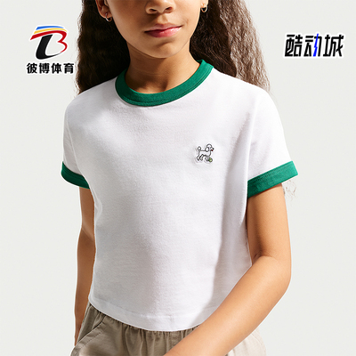 Nike/耐克正品Sportswear新款白绿色逛街经典短袖T恤IR4948-101