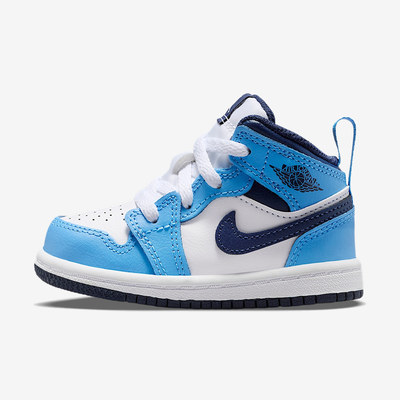 Nike耐克正品Air Jordan 1儿童套脚中帮舒适运动鞋DQ8425-405