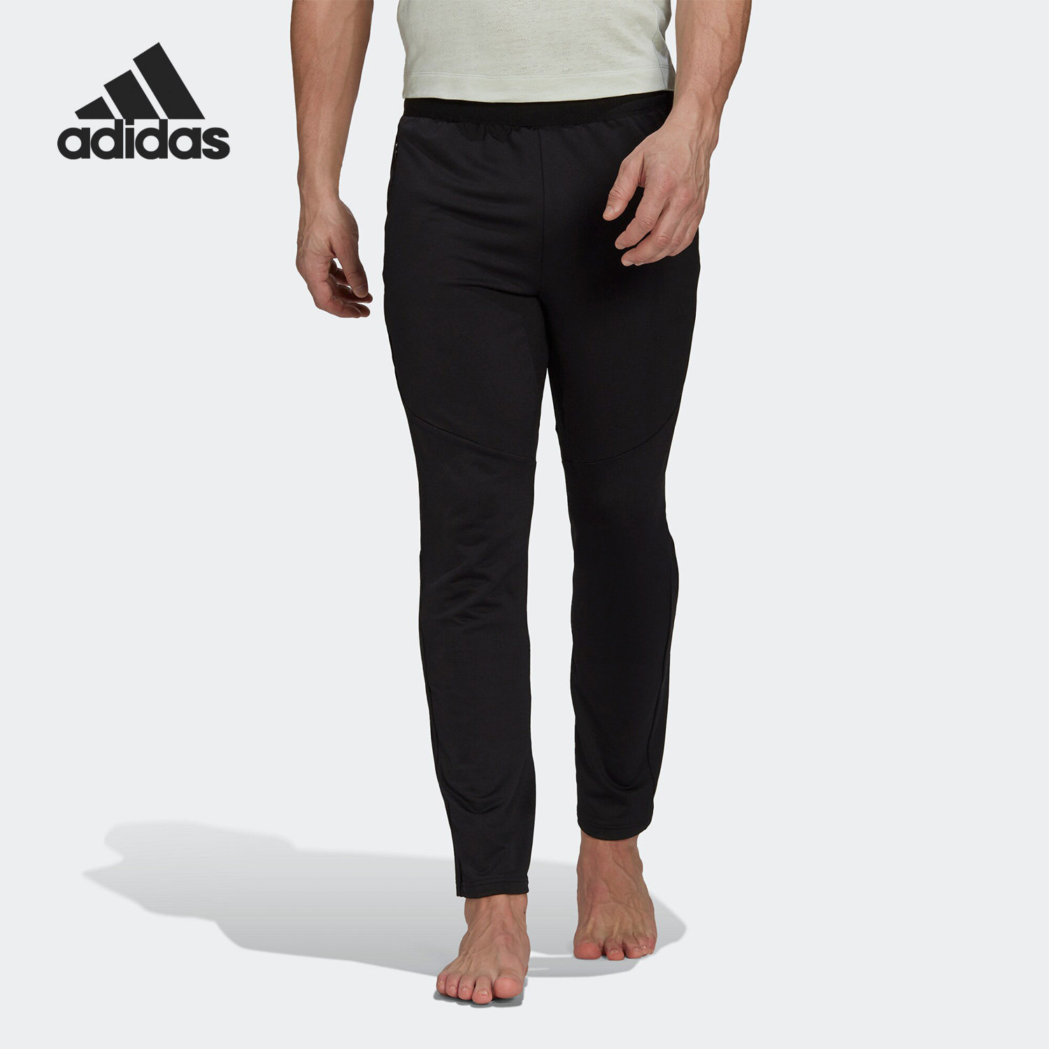 Adidas/阿迪达斯正品秋季男子瑜伽健身休闲运动长裤HJ9905