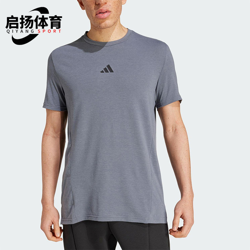 Adidas/阿迪达斯正品夏季新款男士经典健身训练透气短袖T恤JI5766