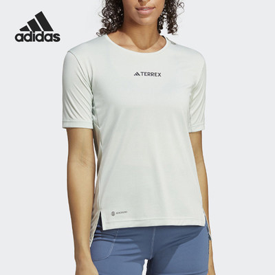Adidas阿迪达斯正品女款Terrex Multi休闲圆领短袖T恤HM4042