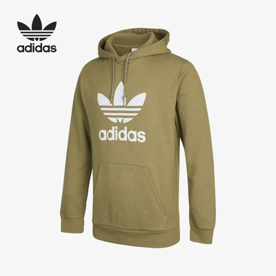 Adidas/阿迪达斯官方正品三叶草男子时尚潮流宽松连帽卫衣HE4952