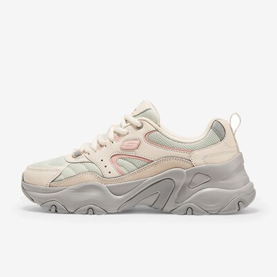 Skechers斯凯奇正品DLITES女款透气系带低帮老爹鞋150830-LGPK