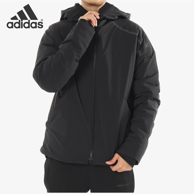 Adidas新款连帽休闲运动羽绒服