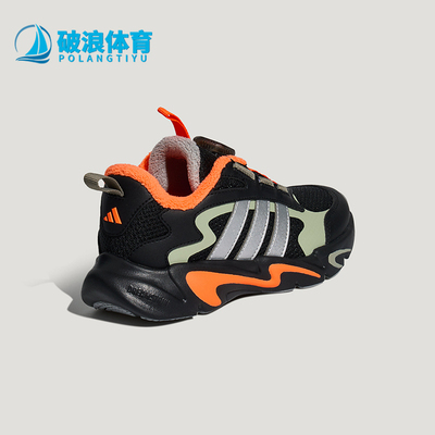 Adidas/阿迪达斯正品儿童舒适耐磨透气旋钮休闲运动鞋LA6967