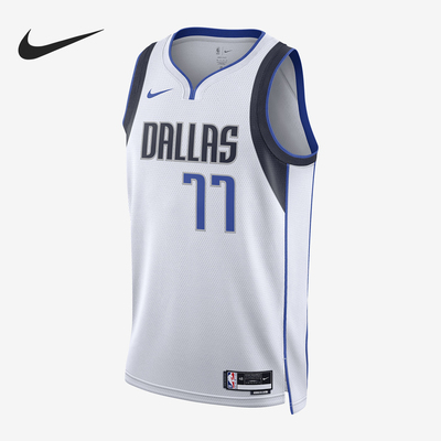 Nike/耐克正品达拉斯独行侠队DRI-FIT男子运动球衣DN2074-100
