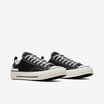 Converse/匡威正品新款男女同款休闲拼接叠加系带帆布鞋A07984C