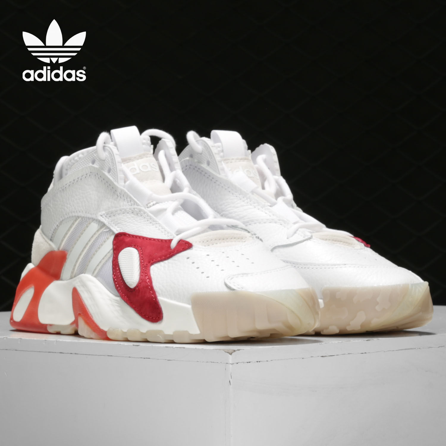 Adidas/阿迪达斯官方正品三叶草STREETBALL男女经典运动鞋EE5925