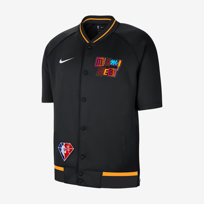 Nike耐克正品Showtime City Edition男单排扣短袖夹克DB2458-010
