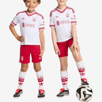 Adidas阿迪达斯正品Liverpool FC 26/27小童三件套帽子KB8305