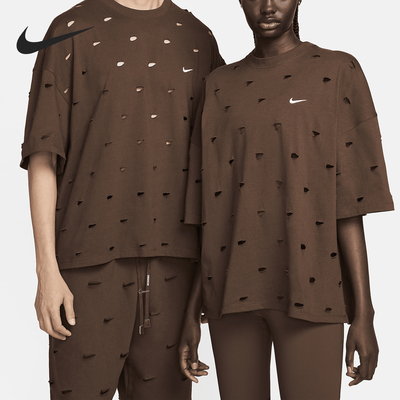 Nike/耐克正品Jacquemus Swoosh男女同款宽松T恤FJ3478-259