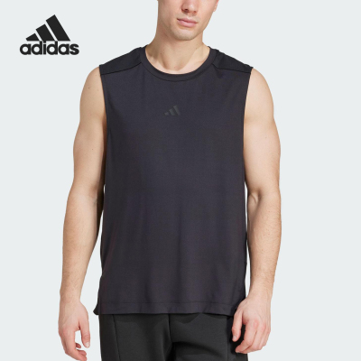 Adidas/阿迪达斯正品春季新款男士瑜伽健身运动背心JE5689