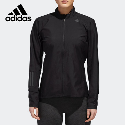 Adidas/阿迪达斯正品女子修身跑步训练运动夹克外套 CY5719