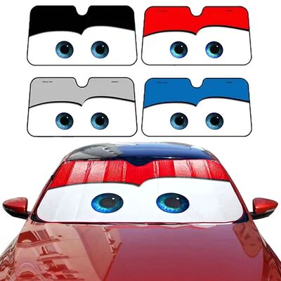 Car Solar Protection 4 Colors Eyes Heated Windshield Sunshad