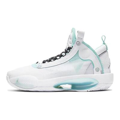 Air Jordan 34 “Snow Leopard” (GS) 薄荷绿 郭艾伦 实战篮球