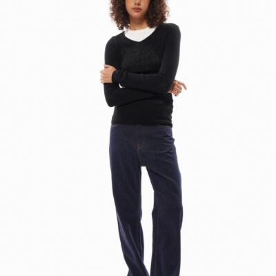 做旧复古百搭深色舒适休闲显瘦