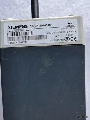 燃烧器风门执行器SQN31.401A2700利亚路燃烧器拆机议价商品