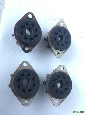 20821西电胆机拆下的8脚管座4支；40年代产的；6SN7议价商品