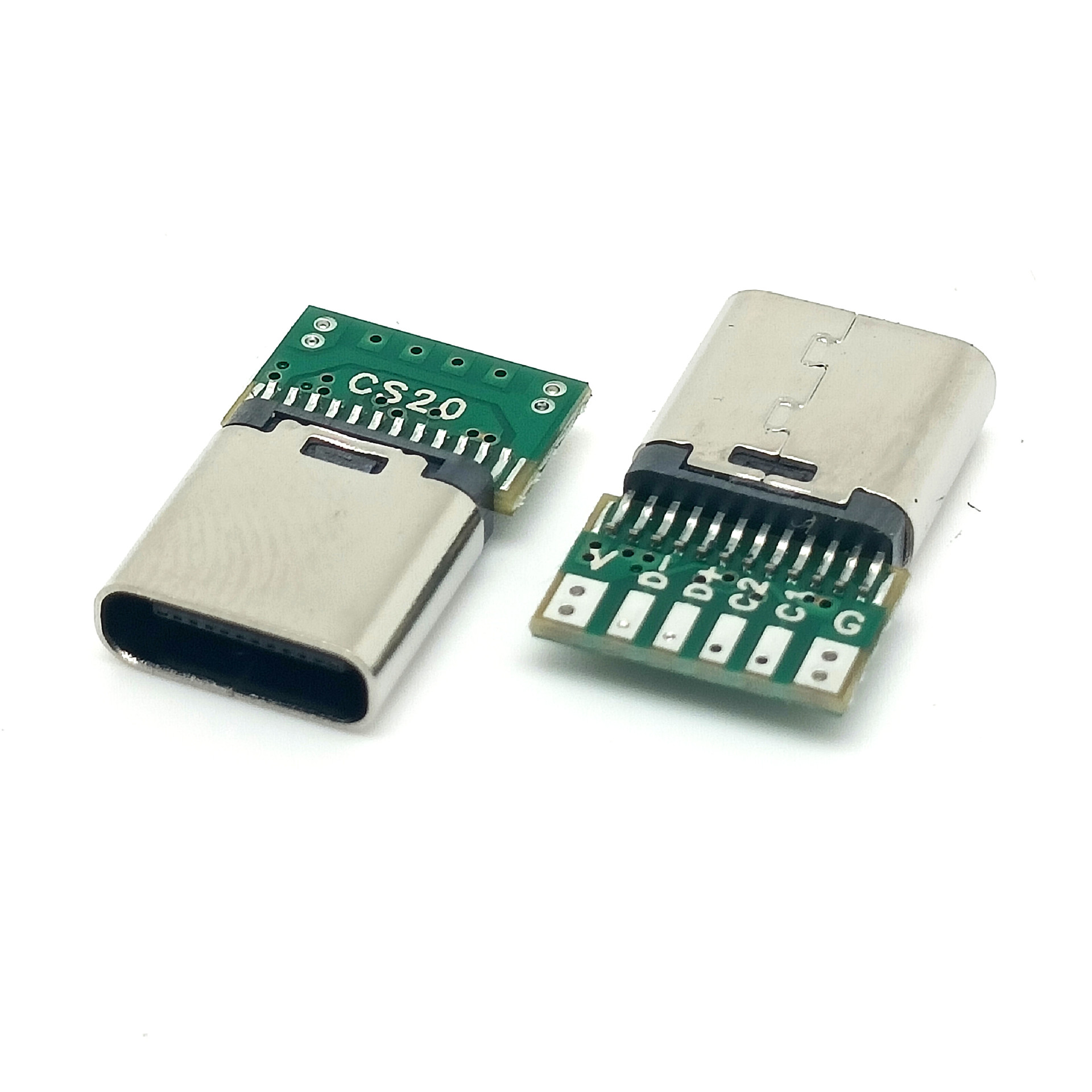 机械键盘维修配件改键线分离模块 type-c母座miniusb母座microusb_虎窝淘