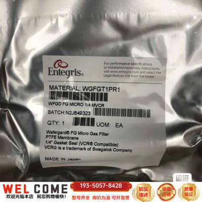 Entegris 1/4过滤器WGFGT1PR1详谈报价