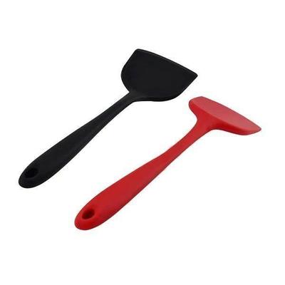 1 Pcs Silicone Spatula Heat-Resistant Long Handle Non-Stick