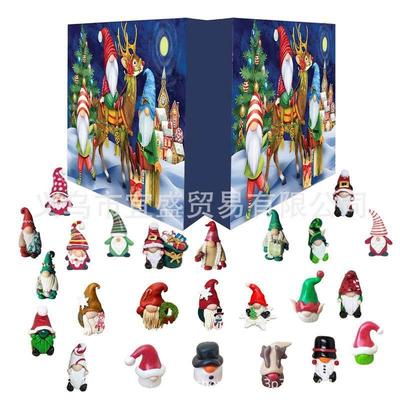 Christmas Countdown Blind Box Mystery Gnome Santa Ornaments