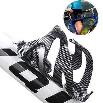 Bicycle Bottle Cage Carbon Fiber Pattern Integrated