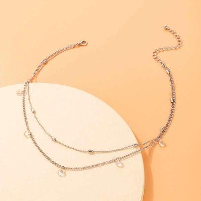 Jewelry fashion simple ball Beaded diamond necklace personal