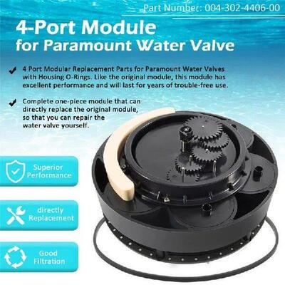 ABKD 4 Port Gear Module For Paramount In-Floor Cleaning