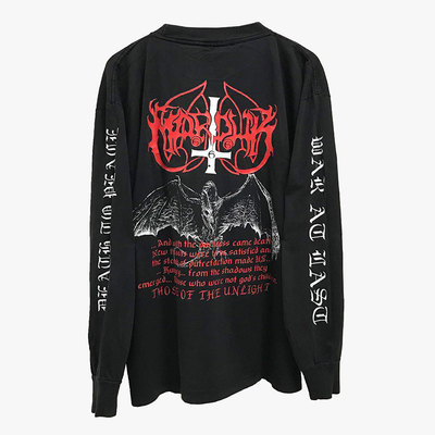 Vintage美式发烧友长袖T恤