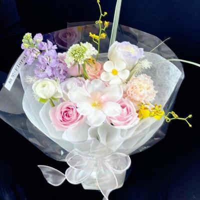 见面奶茶咖啡小花束广州深圳成都武汉西安东莞佛山同城鲜花店送