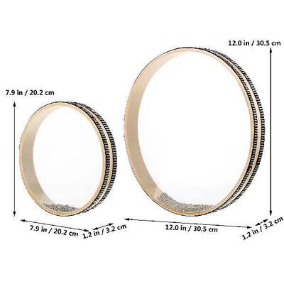 2 Pcs Surf Drum Ocean Drums Round Percussion Instrument