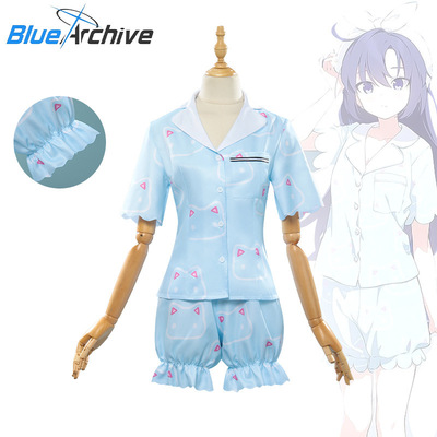 碧蓝档案早濑优香cosplay女睡衣套装同款二次元动漫动漫服装