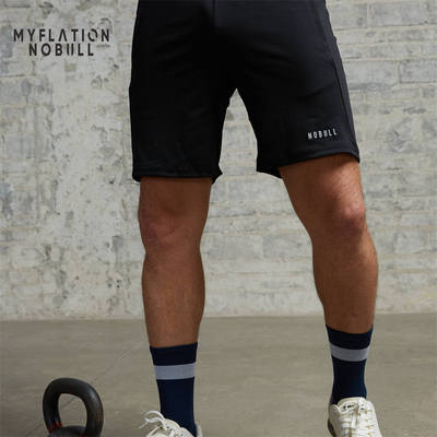MYFLATION NOBULL男子缎面运动短裤CROSSFIT专用深蹲硬拉拳击速干